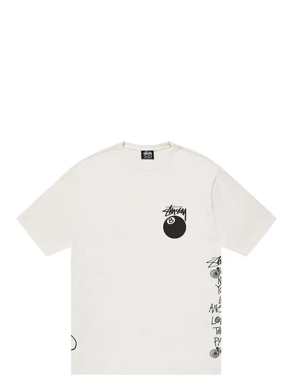 StÜssy Test Strike Pigment Dyed Tee 'natural - Cream