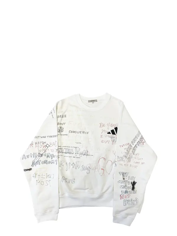 Yeezy Season 5 Handwriting Pullover - White
