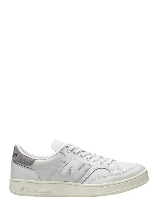 NEW BALANCE 400 Premium Leather Sneakers - White