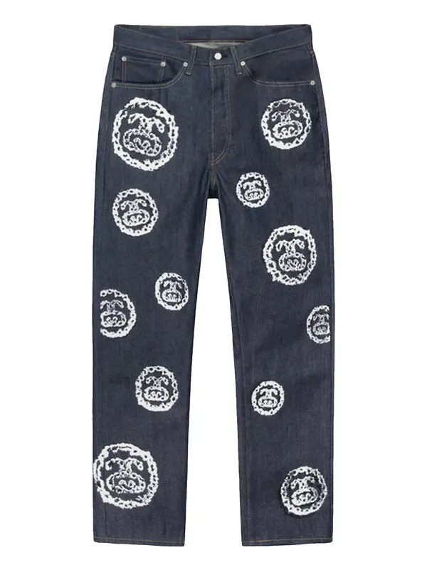 StÜssy X Denim Tears 501 Jean - Blue