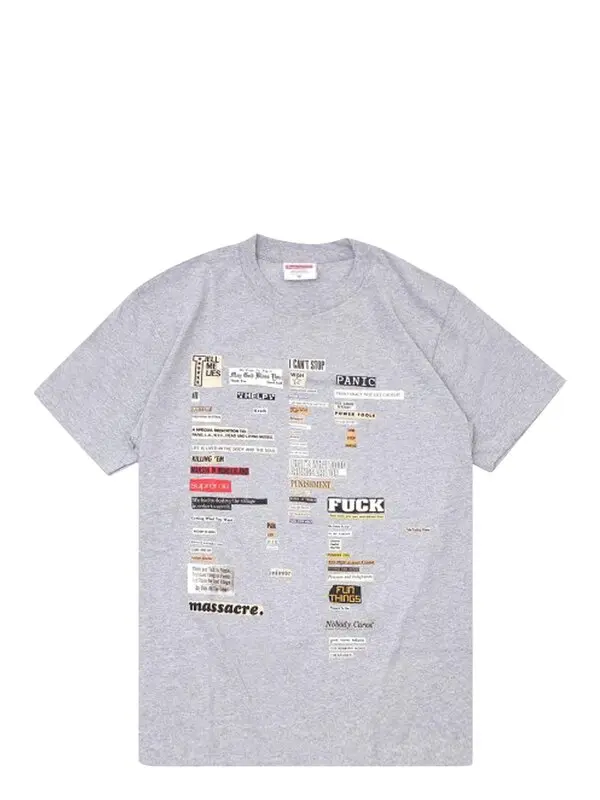 Supreme Cutouts Tee 'heather - Grey