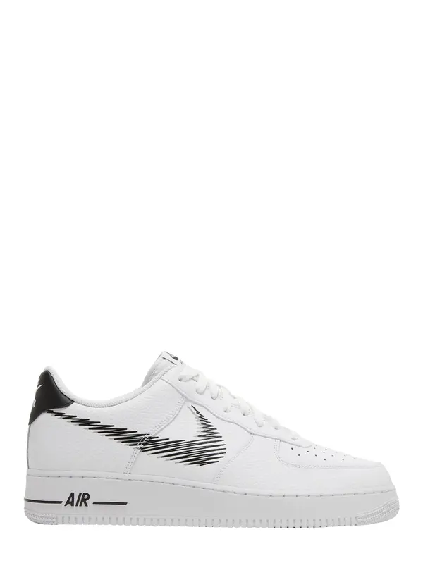 Nike Air Force 1 Low 'zig Zag' Sneakers - White