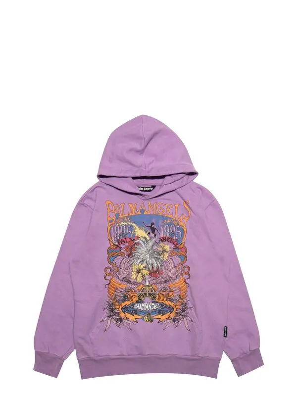 Palm Angels Palm Concert Hoodie - Purple