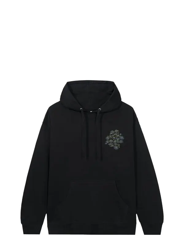 ANTI SOCIAL SOCIAL CLUB Strip Hooded Sweatshirt - Black