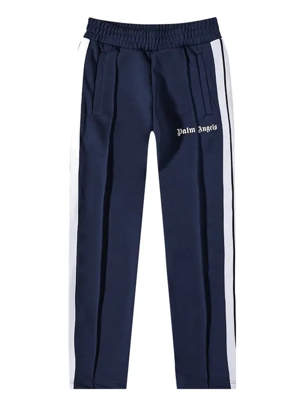Palm Angels Slim Track Pants 'navy /white - Blue