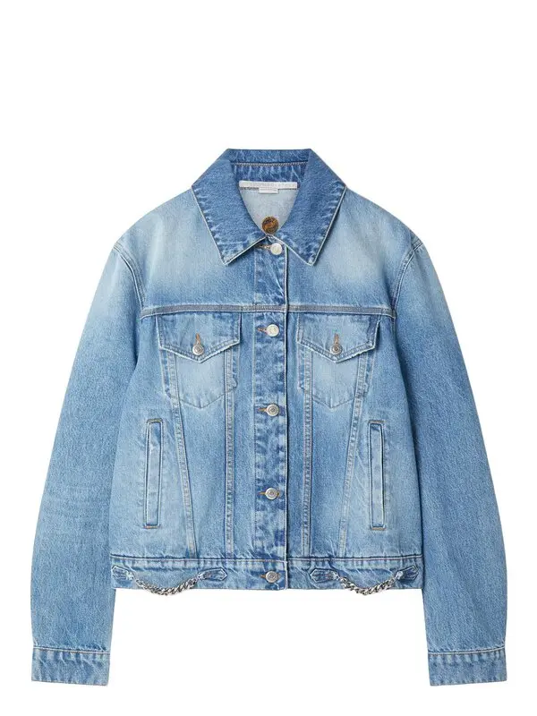 Stella McCartney Falabella Denim Jacket - Mid Blue