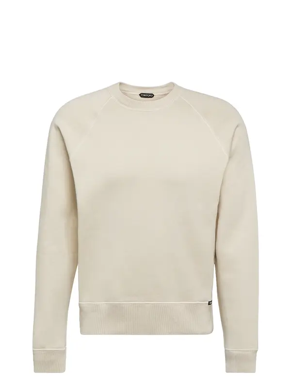 TOM FORD Cotton Sweatshirt - Beige