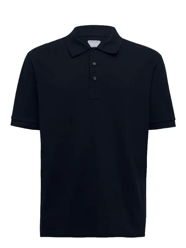 Bottega Veneta Cotton Polo Shirt - Blue