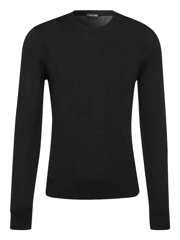 TOM FORD Wool Crewneck Sweater - Black