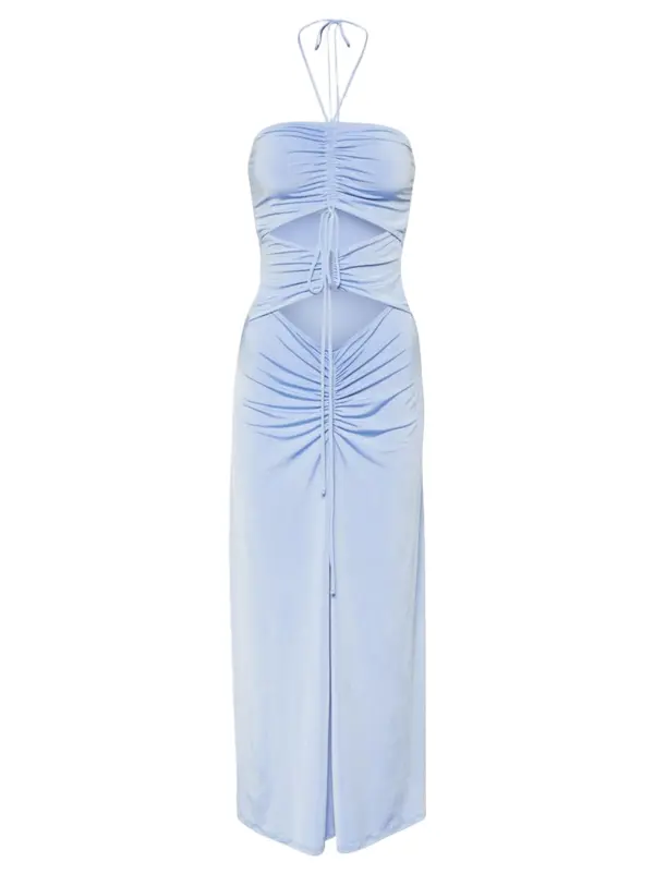 Jade Swim Kira Ruched Midi Dress - Blue