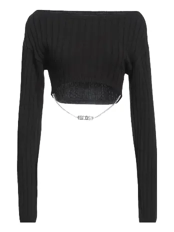 Gcds Lightweight Knit Sweater - Black