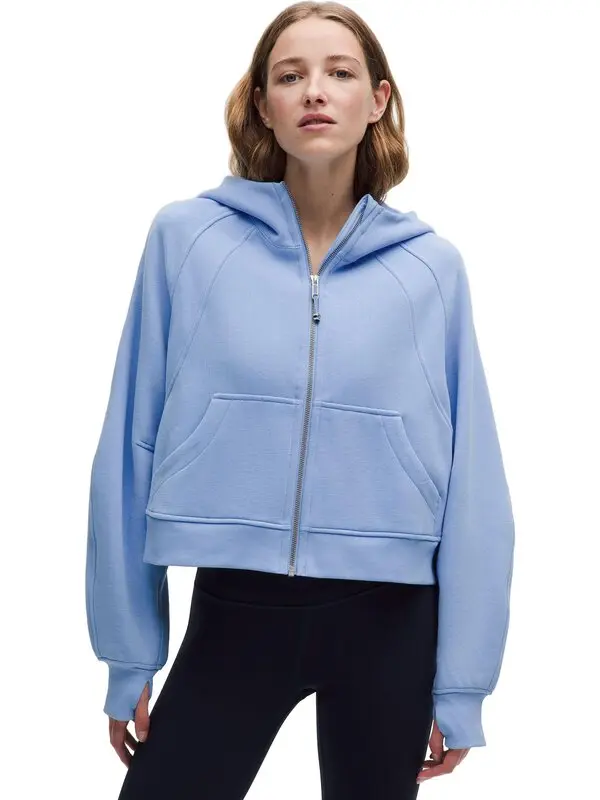 Lululemon Scuba Oversized Full-zip Hoodie - Sinatra Blue