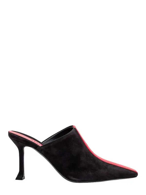 FERRAGAMO Leather Mule - Black