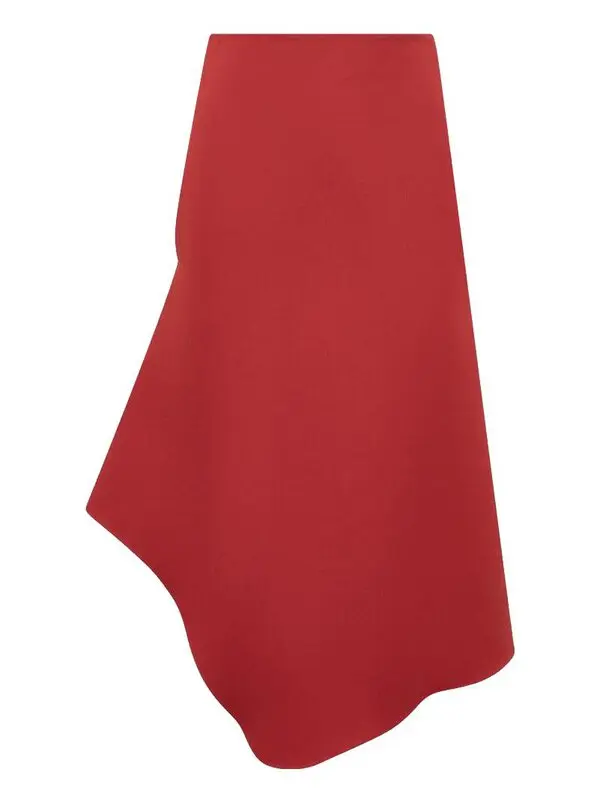 CALCATERRA Wave Skirt - Red