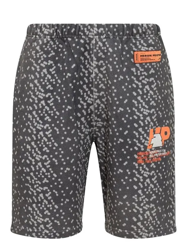 Heron Preston Polka Dot Sweat Shorts - Grey