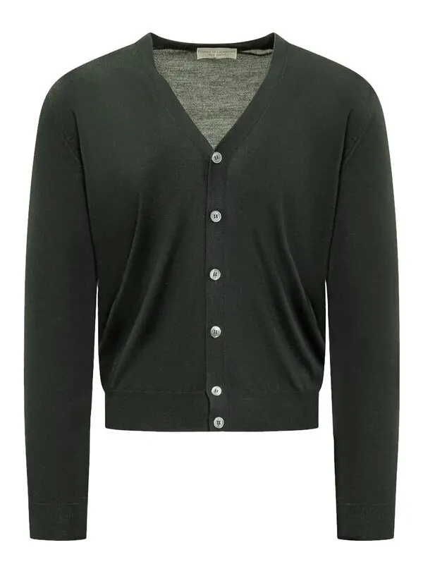 FILIPPO DE LAURENTIIS V-neck Cardigan - Green