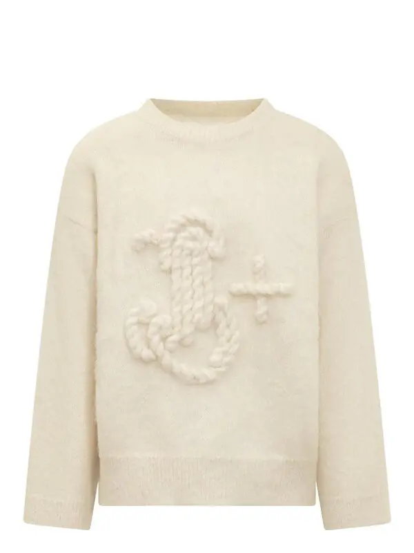 JIL SANDER Logo Sweater - Beige