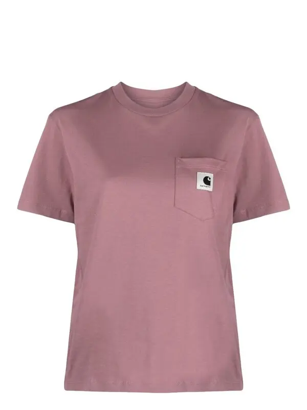 Carhartt Work In Progress Organic-cotton Jersey T-shirt - Pink