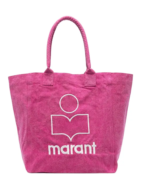 Isabel Marant Yenky Organic Cotton Tote Bag - Pink