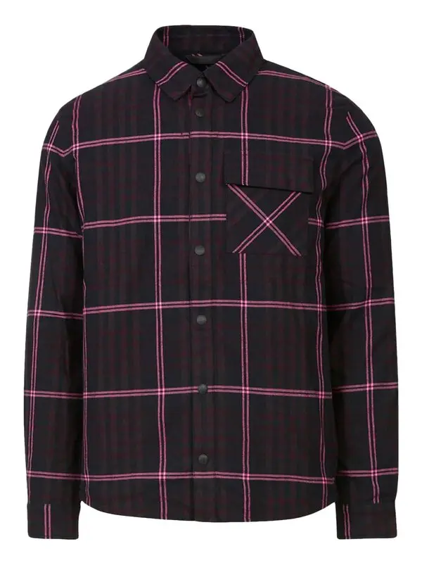 Aztech Mountain Loge Peak Plaid Cotton Shirt - Brown