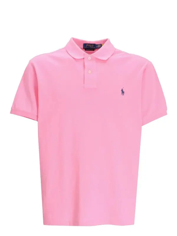 Polo Ralph Lauren Polo Pony-embroidered Polo Shirt - Pink