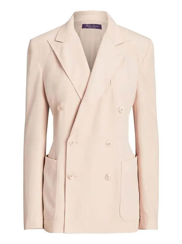 Ralph Lauren Kayleen Wool Blazer - Pink