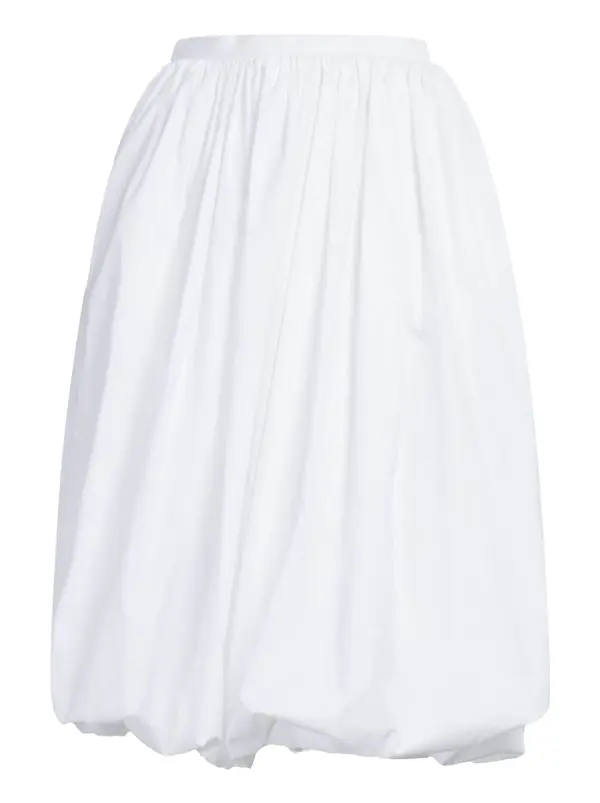 Marni Puffball-hem Midi Skirt - White