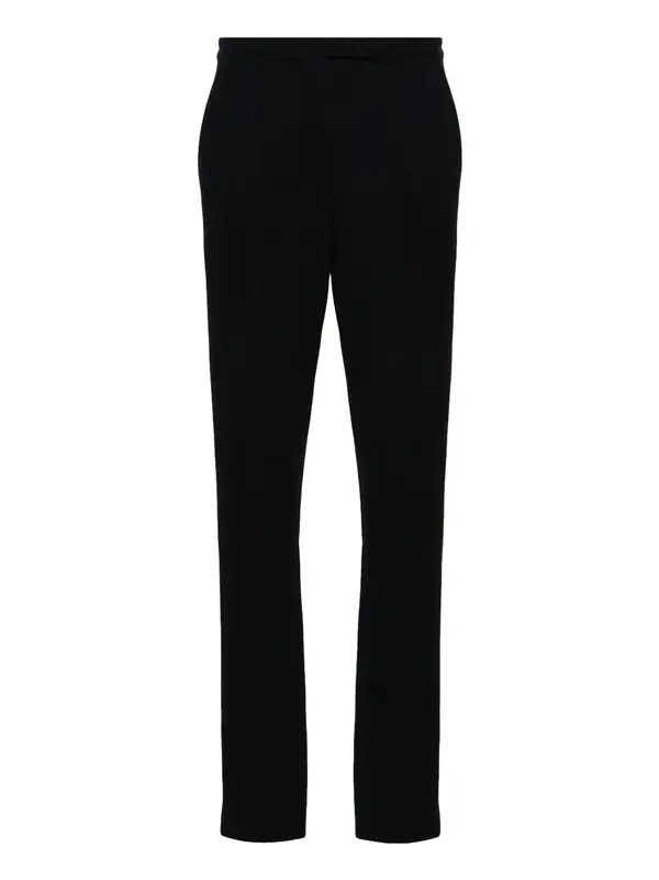 STYLAND Straight-leg Wool Trousers - Blue