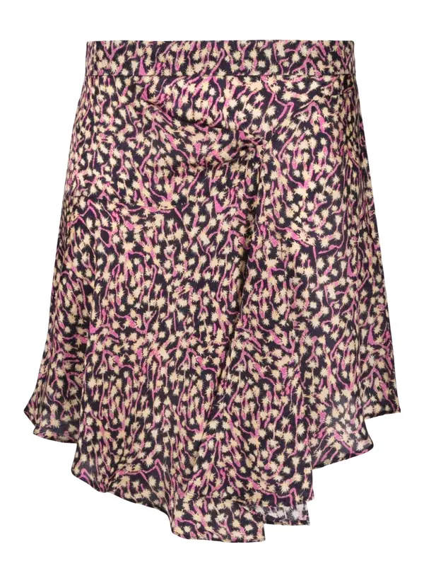 Isabel Marant Selena Asymmetric Skirt - Purple