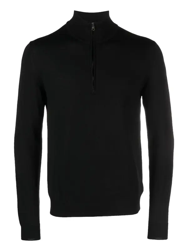 ZANONE High-neck Jumper - Black