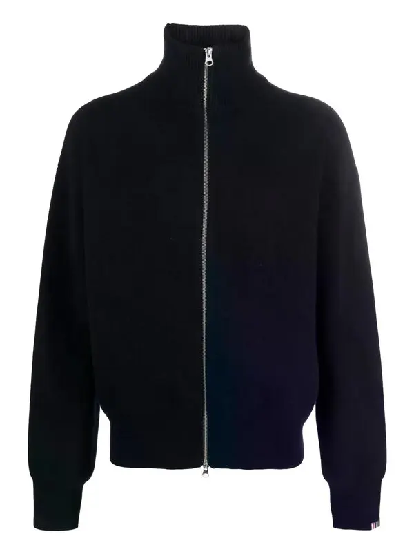 Extreme Cashmere Zipped Cashmere Cardigan - Blue
