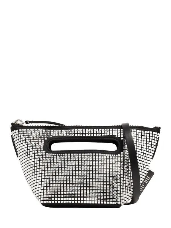 Attico Via Dei Giardini 15 Crystal Tote Bag - Silver