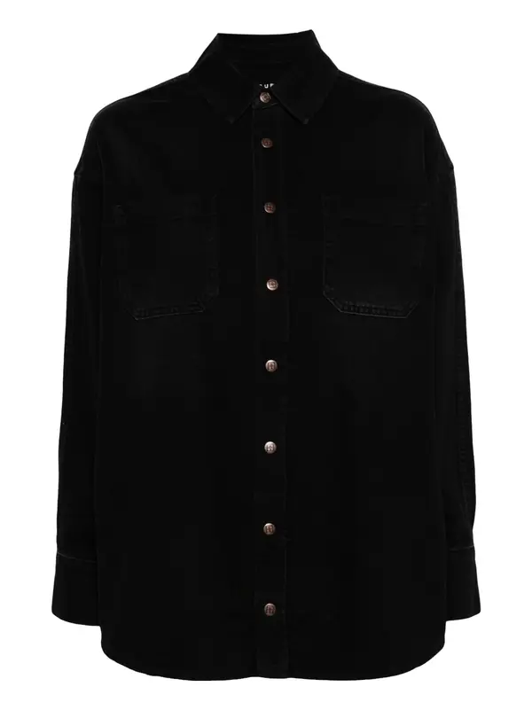 Ksubi Press-stud Cotton Shirt - Black