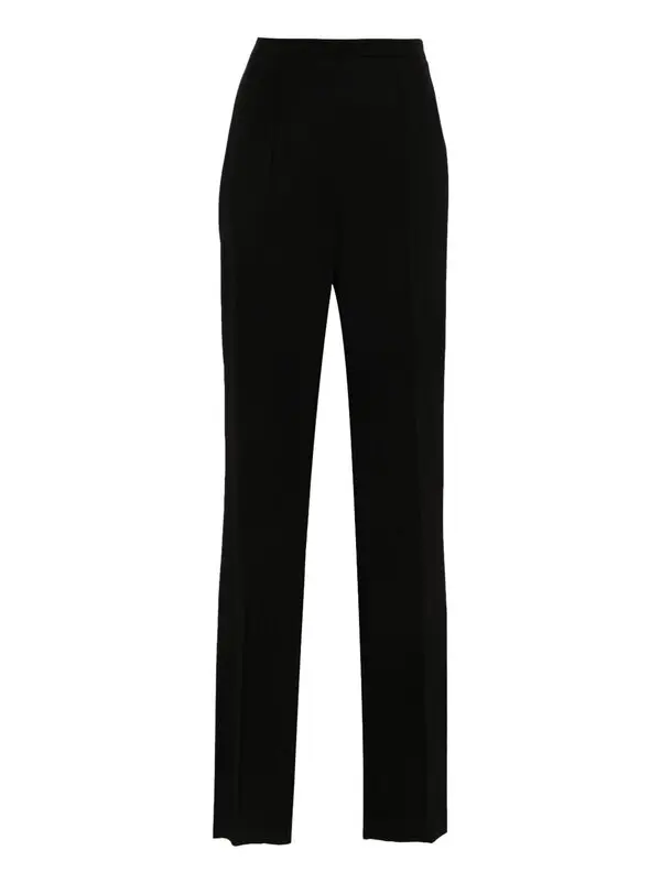 STYLAND High-waisted Straight-leg Trousers - Black