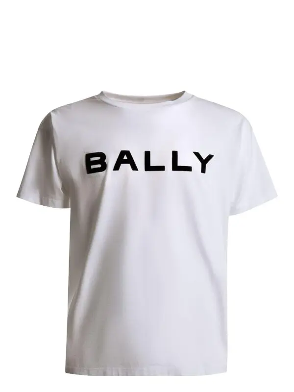 Bally Logo-print Organic Cotton T-shirt - White