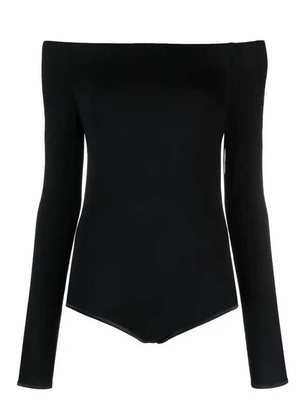 IOANA CIOLACU Off-shoulder Bodysuit - Black