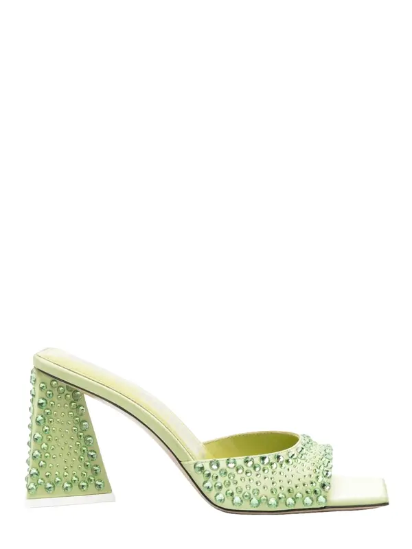 Attico 85mm Mini Devon Sandals - Green