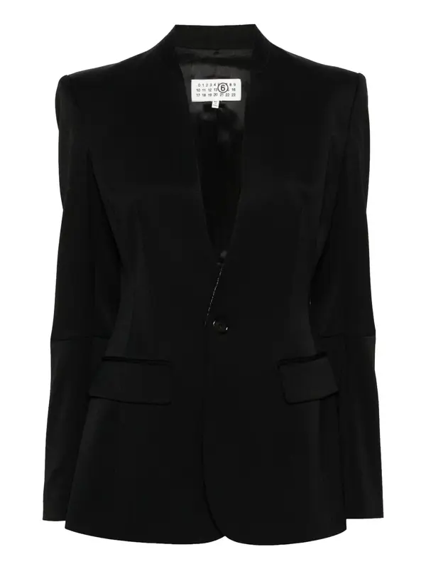 MAISON MARGIELA Single-breasted Blazer - Black