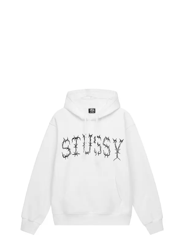 StÜssy Barb Hoodie - White