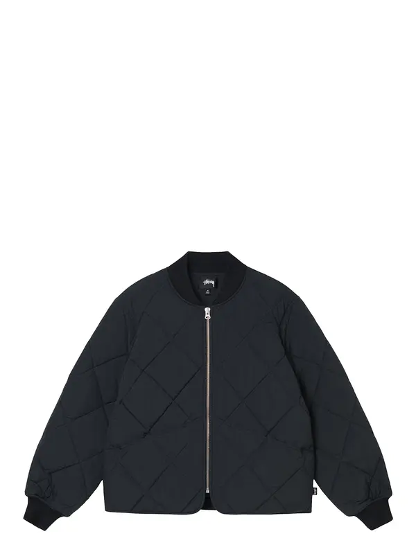 StÜssy Dice Quilted Liner Jacket - Black