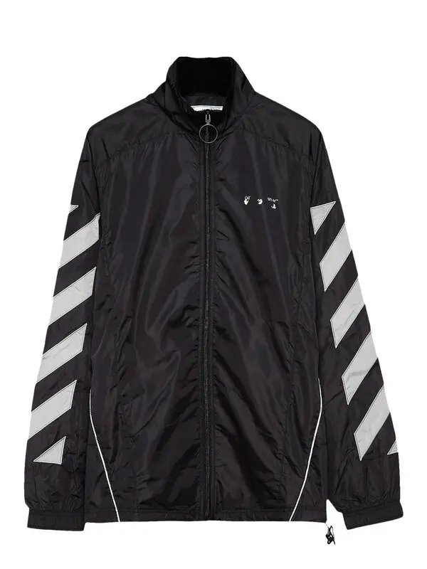 Off-White Diag Nylon Tracktop - Black