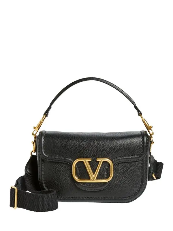 Valentino Garavani Leather Shoulder Bag - 0no Nero