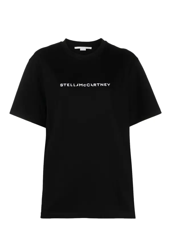 Stella McCartney Logo-print Cotton T-shirt - Black