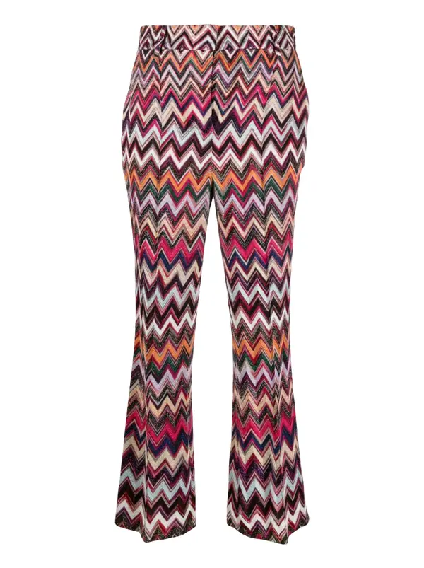 Missoni Zigzag Lurex Trousers - Pink