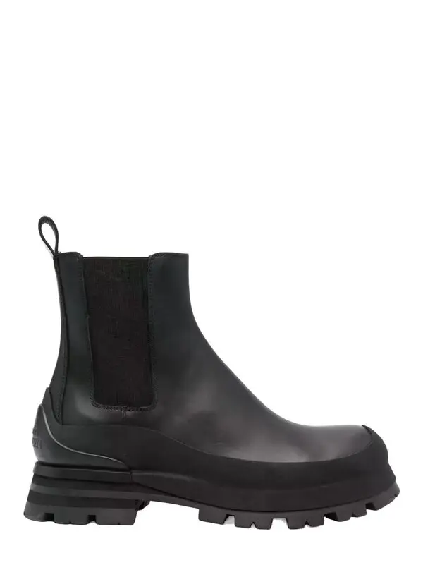 Alexander McQueen Wander Leather Chelsea Boots - Black