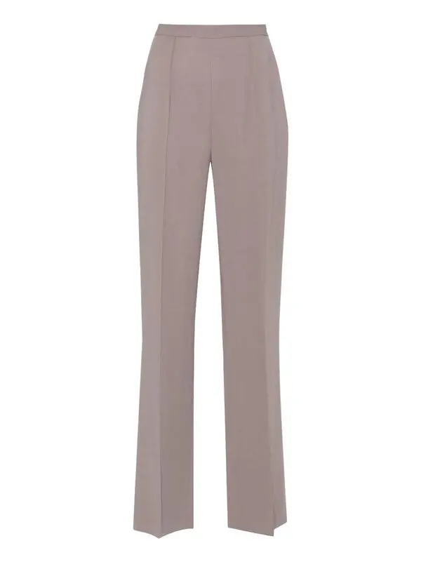STYLAND High-waisted Straight-leg Trousers - Purple