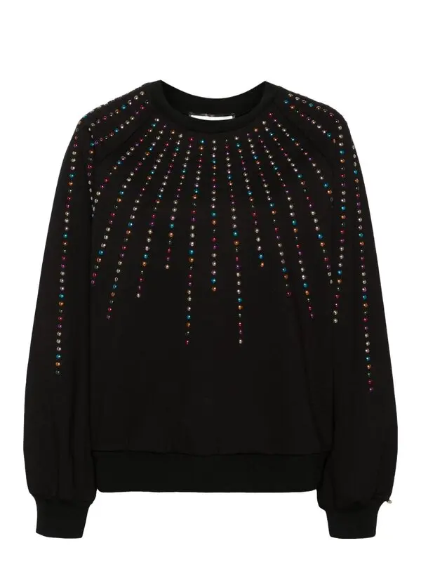 NISSA Stud-embellished Jumper - Black