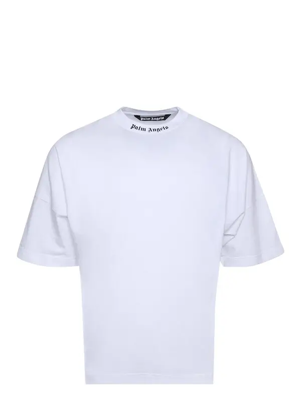 Palm Angels Classic Logo Over Tee /black - White