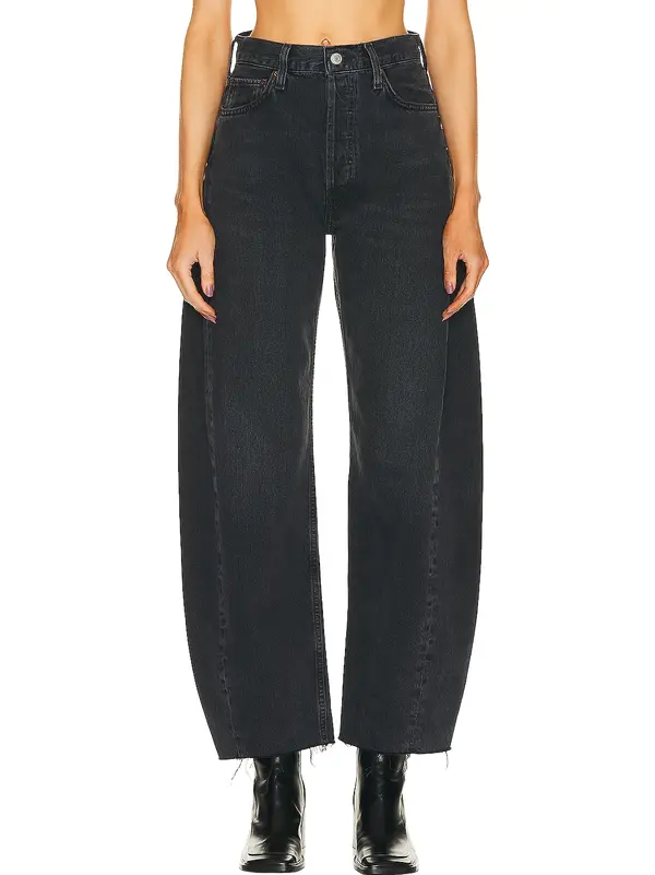 AGOLDE Luna Pieced Wide Leg Jeans - Possess