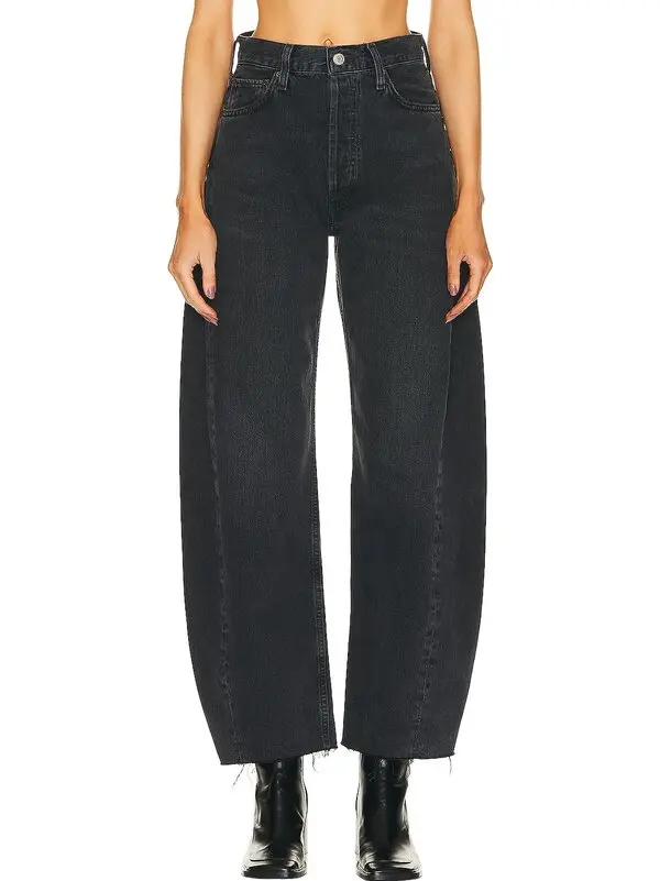 AGOLDE Luna Pieced Wide Leg Jeans - Possess